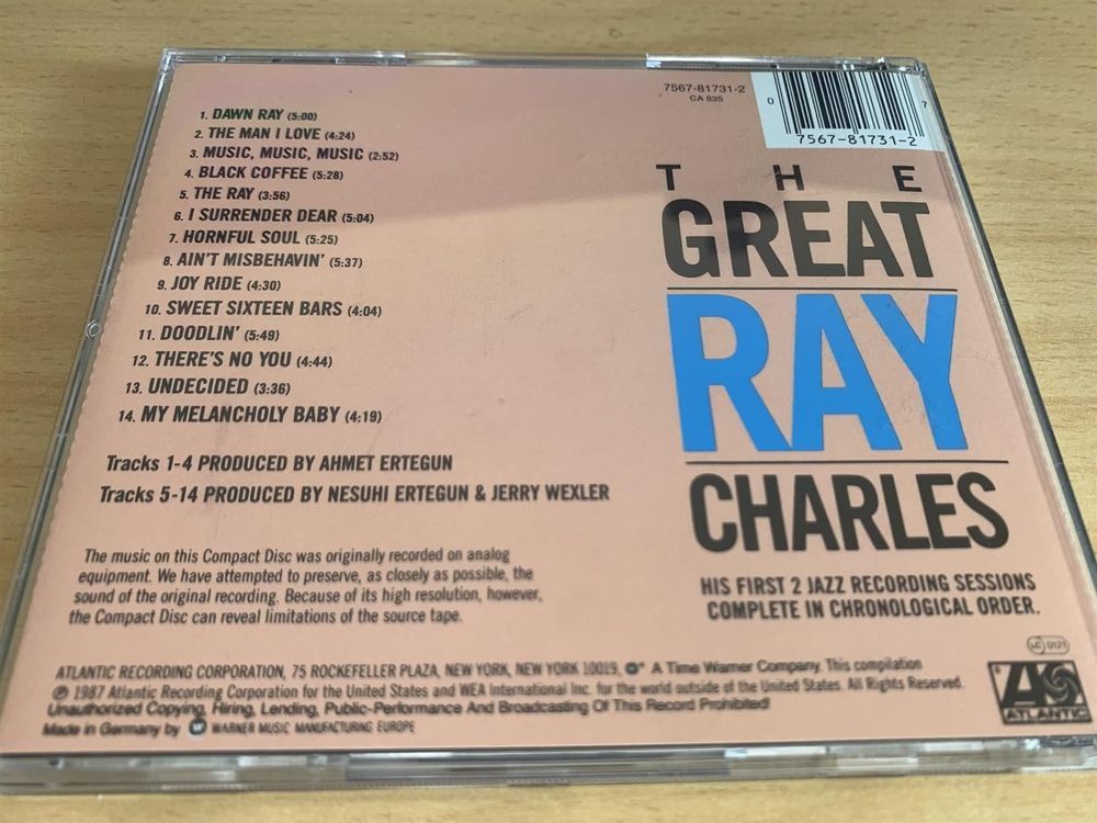 Ray Charles – The Great Ray Charles (Gebraucht) in Rikon im Tösstal für ...