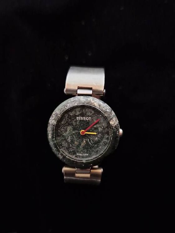 Vintage Tissot RockWatch Uhr Grün mit Metall Armreif (Gebraucht) in ...