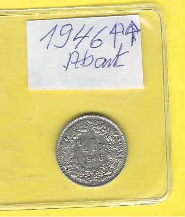 50Rappen 1946 gleichstehend/ss+/vz/rares Exemplar/Sofortkauf (Gebraucht) in Zürich für CHF 139 ...