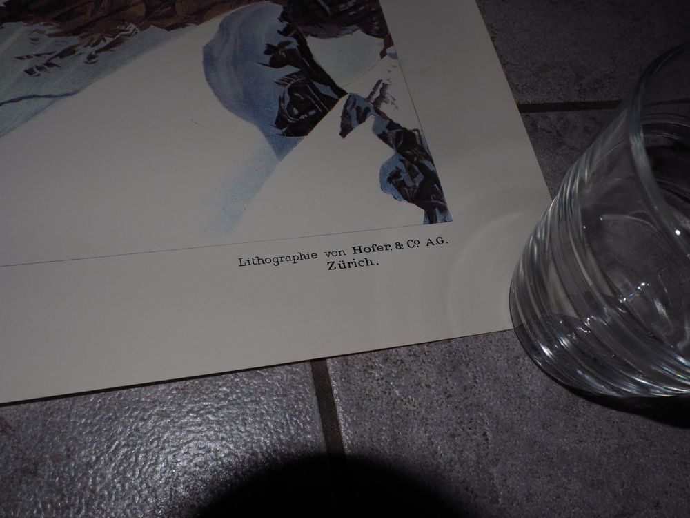 4 Bilder Tödi Panorama, für SAC im Jahre 1979 neu aufgelegt (Gebraucht) in Schänis für CHF 120 ...