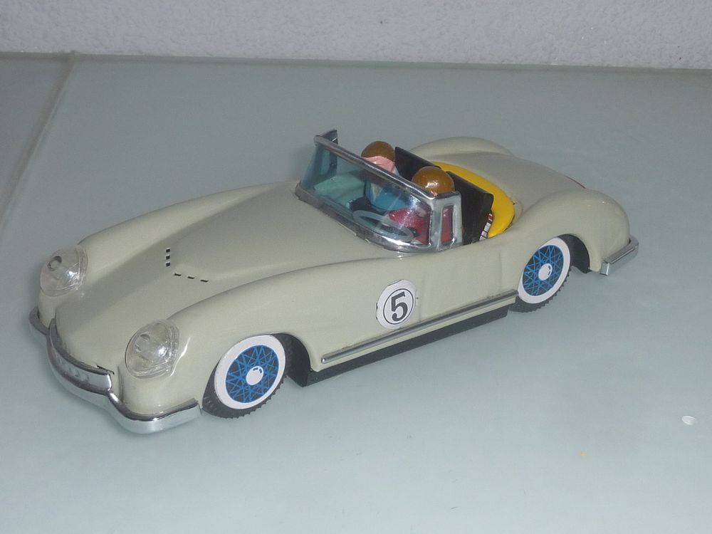 altes Blech Auto Cabrio Car Sports Blechspielzeug Vintage 60 (Gebraucht ...