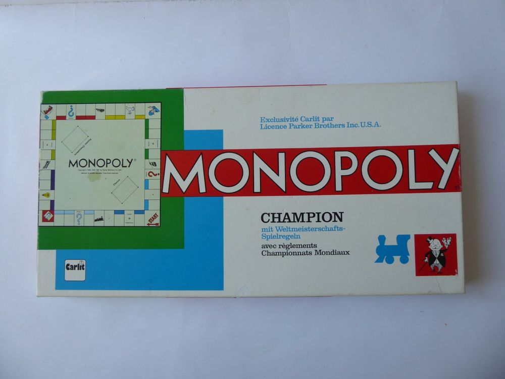 Tolles Monopoly Champion 1001, Edition Carlit Zürich 1961 (Gebraucht ...