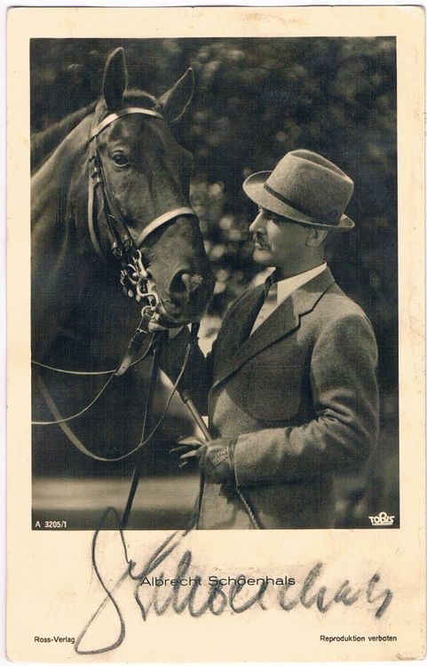 Albrecht Schoenhals 1888-1978 Autogramm Vintage Foto 9x14cm (Gebraucht) in Bischofszell für CHF ...