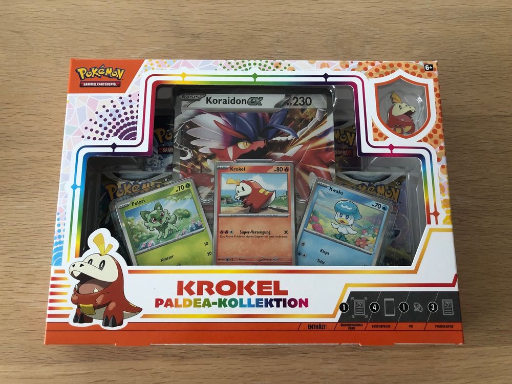 Krokel Paldea Kollektion Pokemon OVP Sealed (Neu und originalverpackt ...