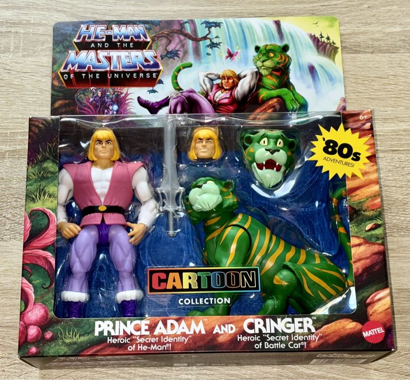 Prince Adam + Cringer Masters of the Universe Origins Motu (Neu und ...