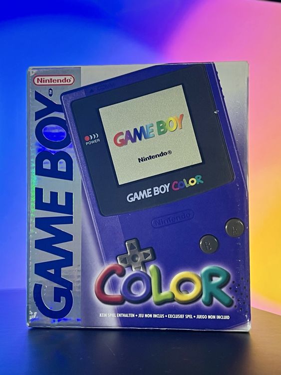 Game Boy Color Indigo - Rarität - OVP - Sammlerzustand (Gebraucht) in ...