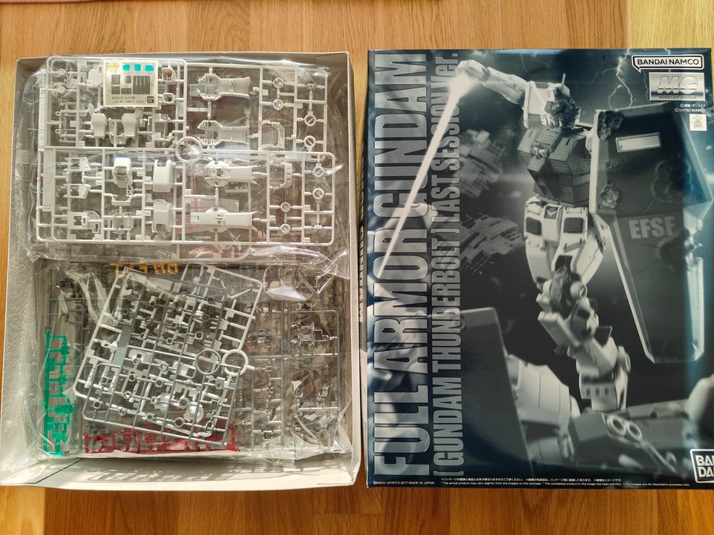 Gundam MG Thunderbolt final fight (2 kits) (Neu und originalverpackt ...
