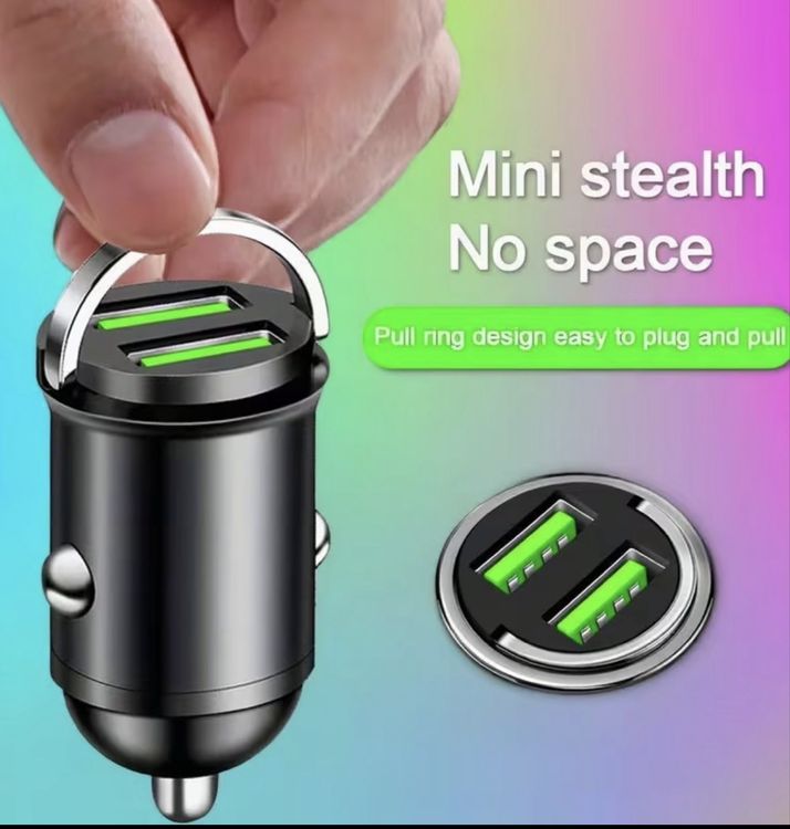 Neuer 200W USB Auto Ladegerät-Adapter, Schnellladung! (Neu und ...