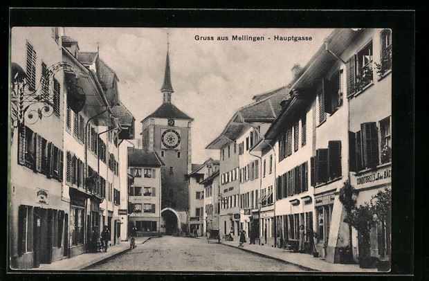 Mellingen, Strasse Hauptgasse mit Kondit (Antik) in Berlin für CHF 10 ...