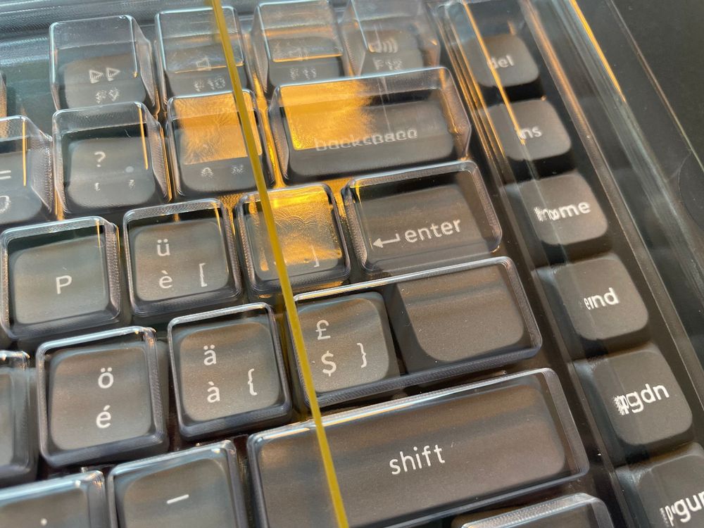 Keycaps für Keychron K1 Max (low profile) - ISO CH Layout (Neu (gemäss ...