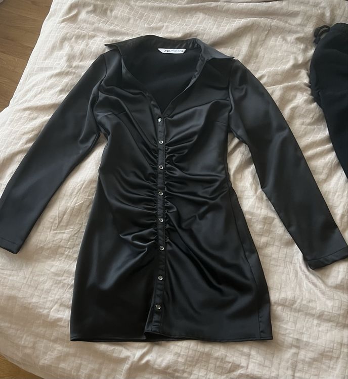 Elegantes Zara Minikleid in Schwarz, Grösse S - Herbst Angeb (Neu ...