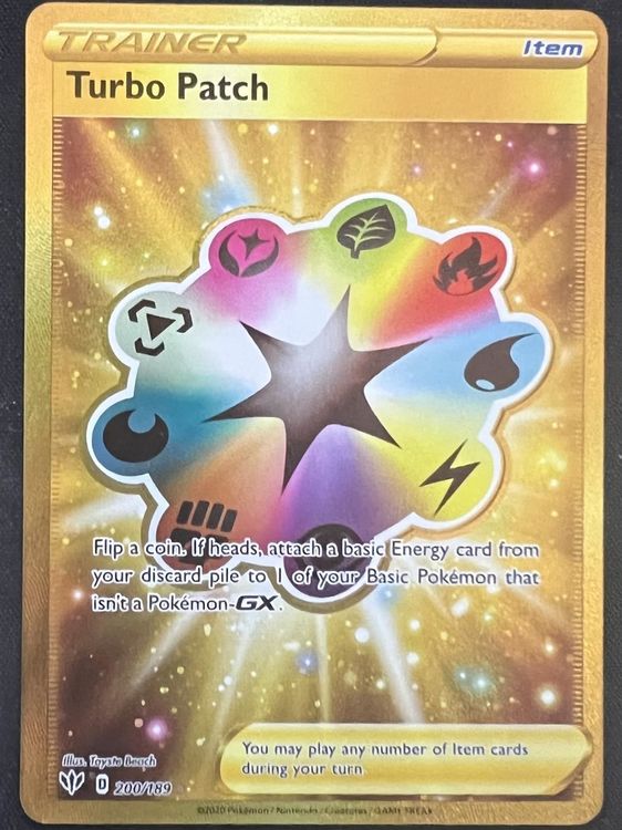 Pokemon Karte Turbo Patch 200/189 EN | Kaufen auf Ricardo