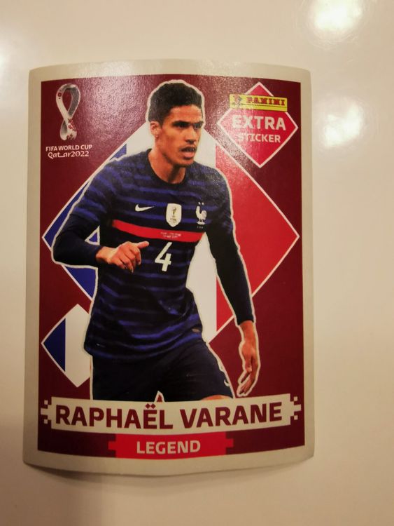 Panini WM 2022 Extra Sticker Raphael varane Edition | Kaufen auf Ricardo