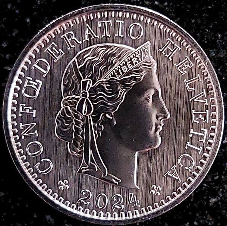 20 Rappen 2024 stgl. / aus Münzsatz (Neu (gemäss Beschreibung)) in Arch für CHF 3 – mit ...