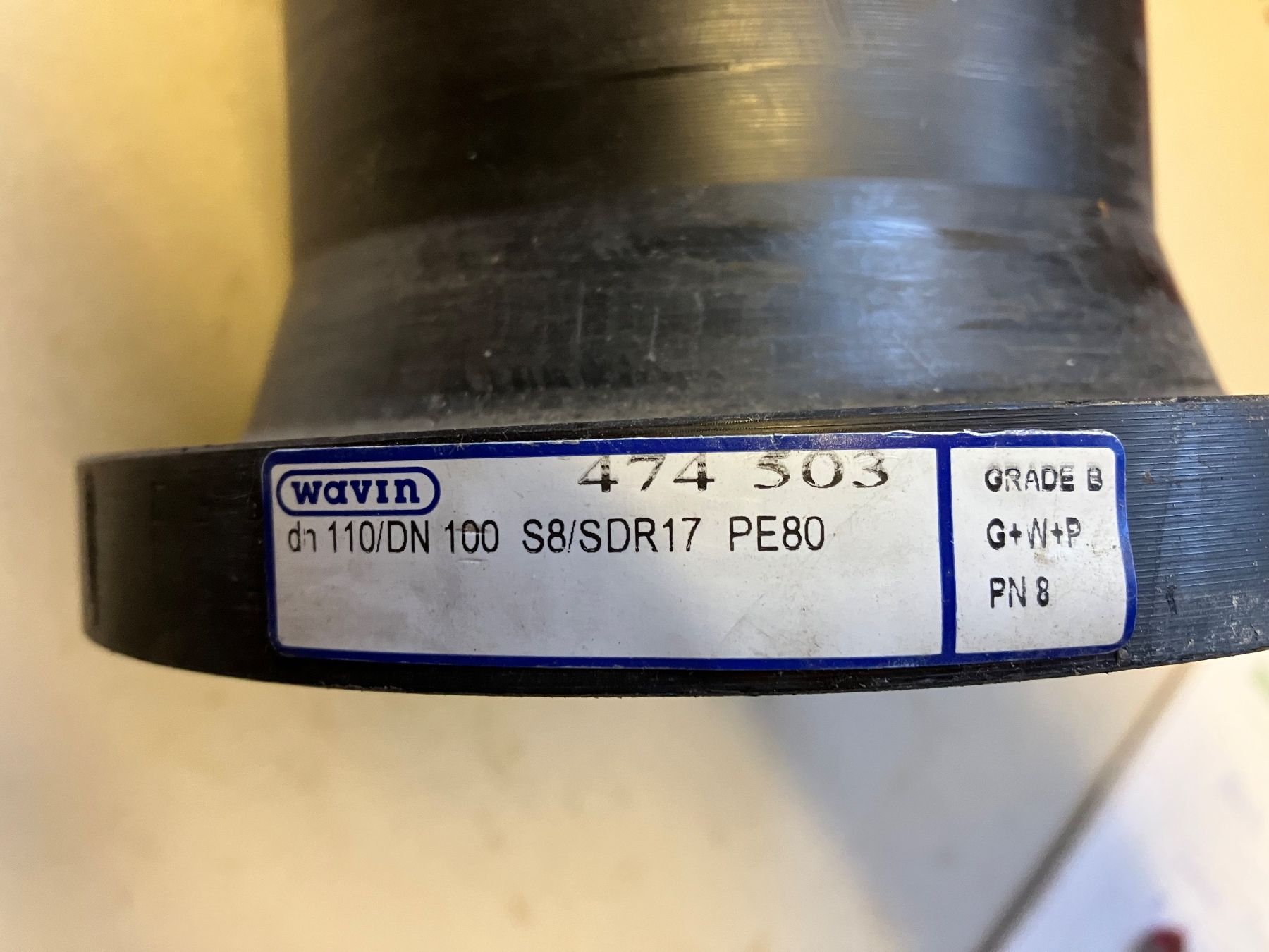 Wavin Rohr DN 100, S8 SDR17 PE80, aus Lagerhaltung (Neu (gemäss ...