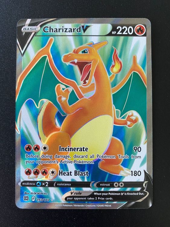 Charizard V full art Brilliant Stars ENG | Kaufen auf Ricardo