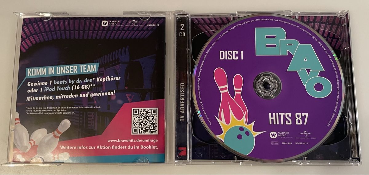 Bravo Hits 87 - Doppel CD - Top Zustand - Selten! (Gebraucht) in Wila ...