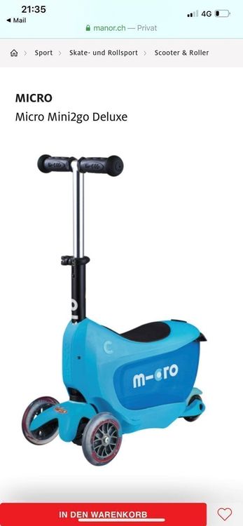 Micro Mini2 go Deluxe (Gebraucht) in Brüttisellen für CHF 46 – mit ...