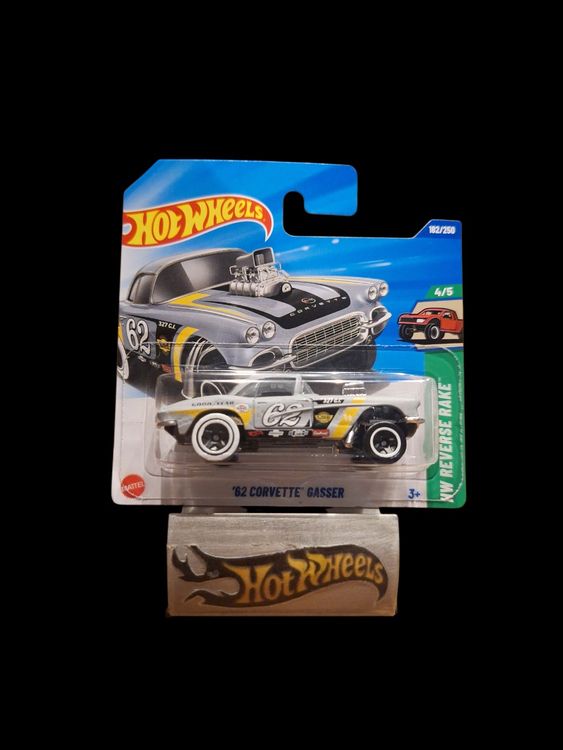 Hot Wheels HW Reverse Rake 2025 62 Corvette Gasser 4/5 S (Neu und ...