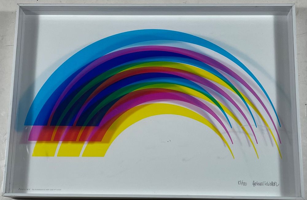 Moderne Serigraphie unleserlich Signiert | Kaufen auf Ricardo