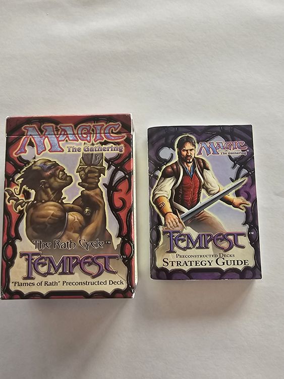 Magic The Gathering Tempest Flames of Rath Deck (Gebraucht) in Wisen SO ...