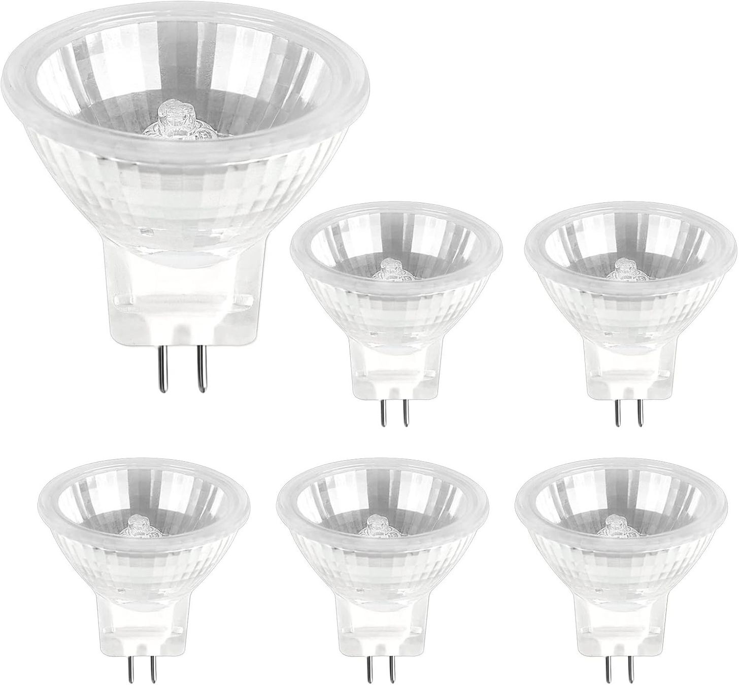 6 Stück MR11 GU4 Halogenlampen 12V 20W Dimmbar halogen g4 (Neu (gemäss ...