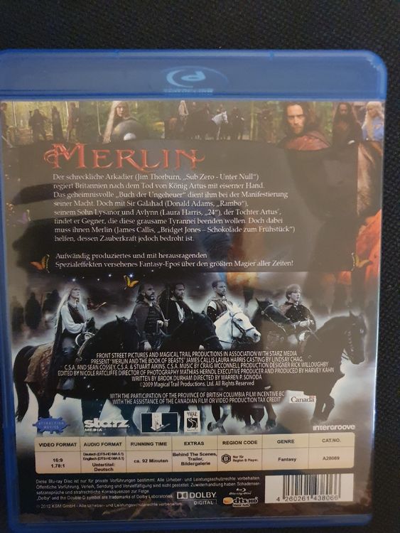 Merlin - The Power of Excalibur (Blu-Ray) (Gebraucht) in Gams für CHF 2 ...