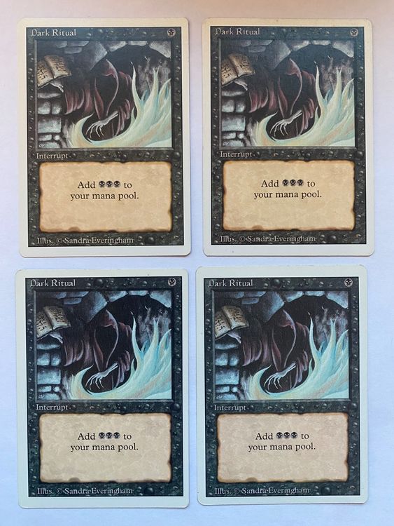 Dark Ritual (x4) - Revised Edition (Gebraucht) in Bonstetten für CHF 4 ...