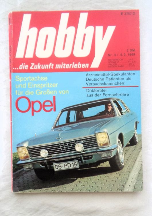 Hobby 1969, Heft Nr. 5 / Opel u.a. / 136 Seiten Fr. 5.- | Kaufen auf Ricardo