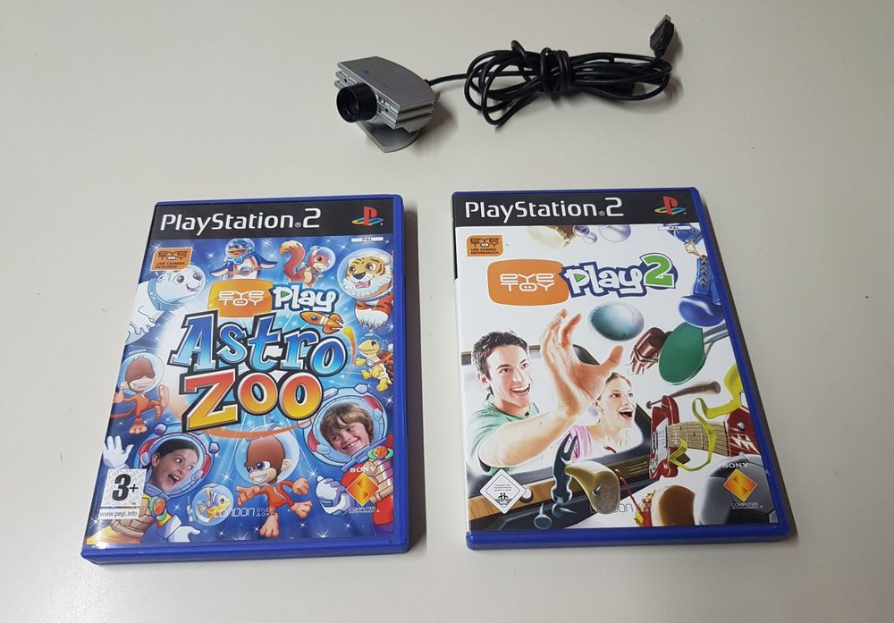 EyeToy Play + Kamera mit 2 Spiele für PS2 (Gebraucht) in Schüpfheim für ...