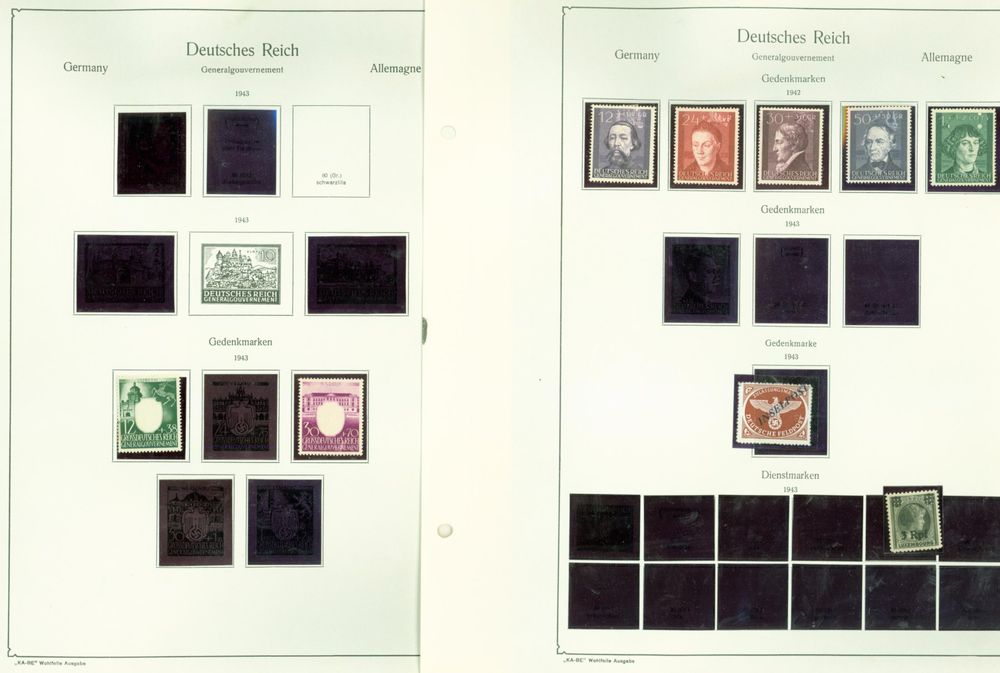 DR Generalcouvernement meist ungestempelt (AX384) | Kaufen auf Ricardo