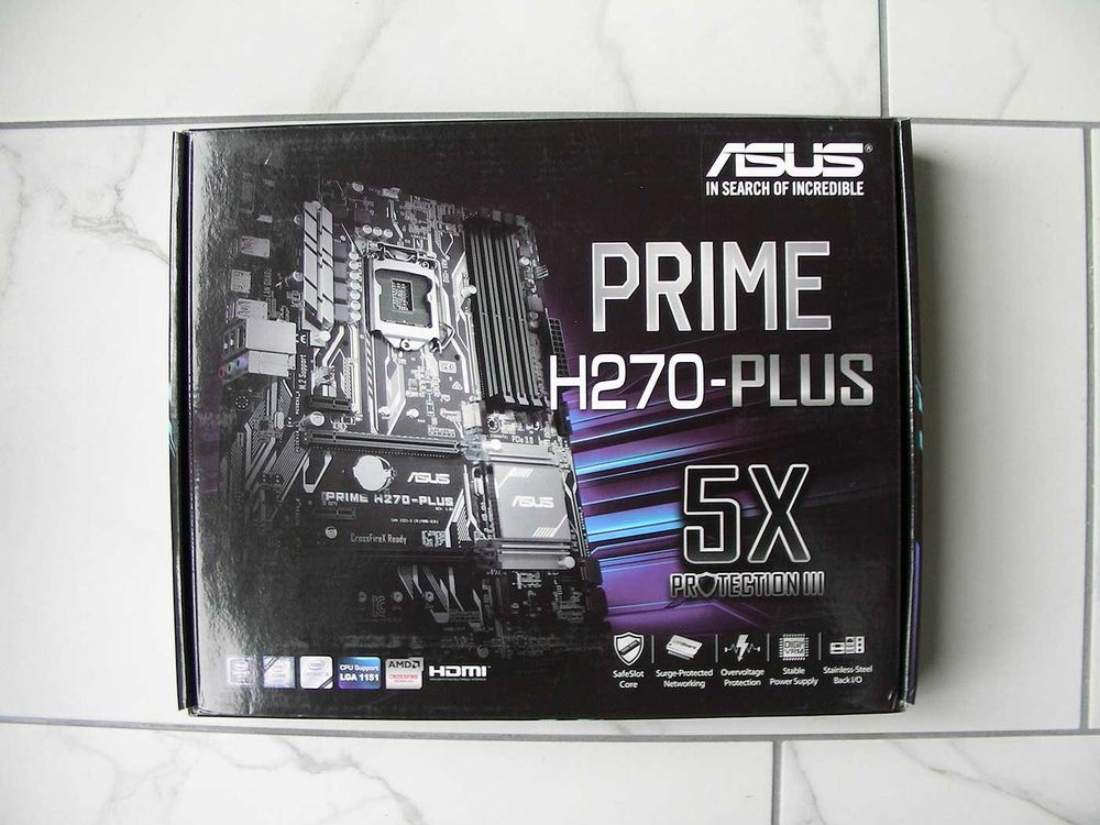 Mainboard ASUS PRIME H270-PLUS, LGA 1151, Intel H270, ATX (Neu und originalverpackt) in ...