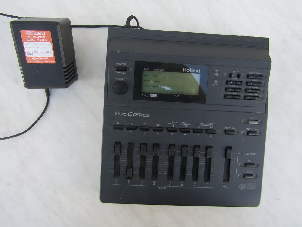 Roland SC - 155 Sound Canvas Midi Sound Module Synthesizer | Kaufen auf ...