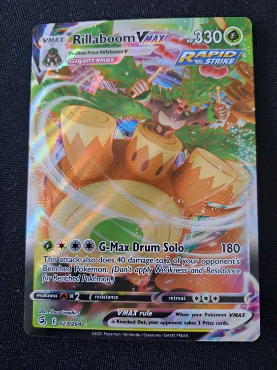 Rillaboom vmax full art - fusion strike | Kaufen auf Ricardo