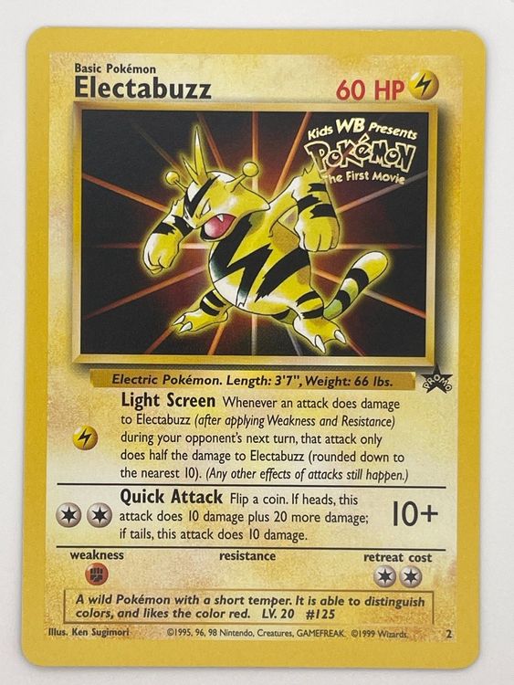 Electabuzz #2 Pokémon Black Stars Promo (Neu (gemäss Beschreibung)) in ...
