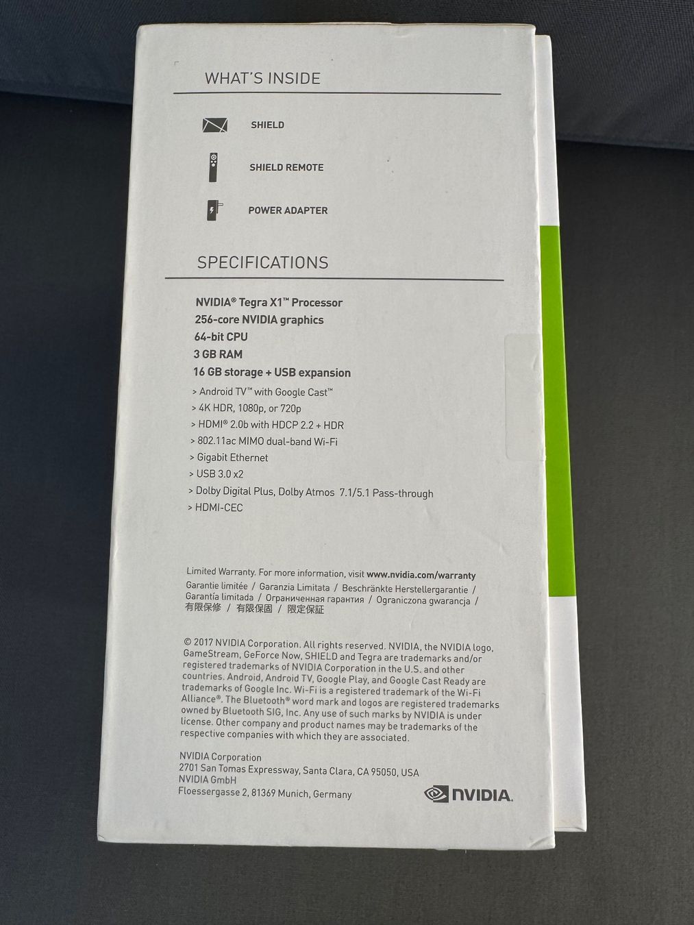 Nvidia Shield TV 4K HDR Streaming Media Player. Comme neuve (D'occasion ...