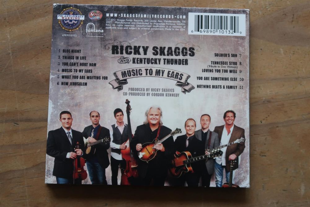 RICKY SKAGGS - MUSIC TO MY EARS - CD (Gebraucht) in Basel für CHF 7 ...