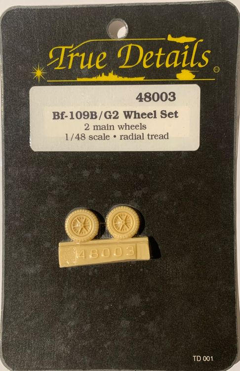 True Details; Bf-109B bis G2 Räderset (48003) (Neu und originalverpackt ...