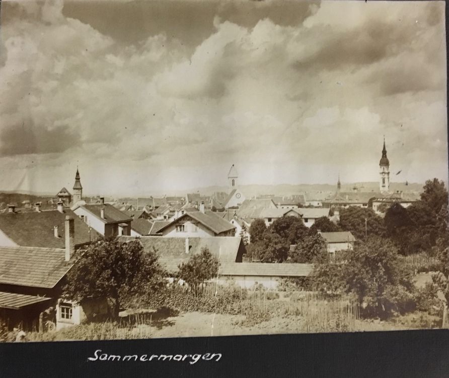 2x Frauenfeld, Sommermorgen / Hochwasser im Wuhr, 1911 (Gebraucht) in Frauenfeld für CHF 4.8 ...