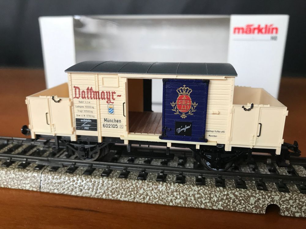 MÄRKLIN 46074 H0 Jahreswagen 2002 DALLMAYR Güterwagen OVP (Gebraucht ...