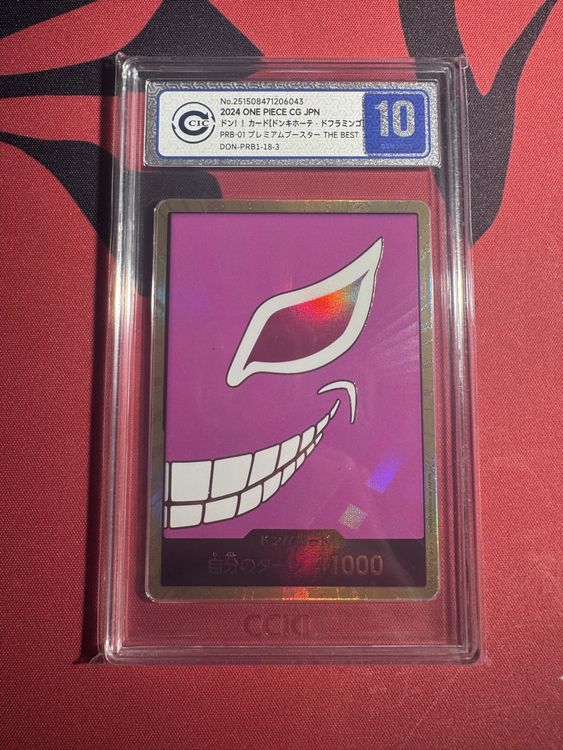 Doflamingo Gold DON!! (PRB-01) One Piece Japanese CCIC 10 GM (Gebraucht ...