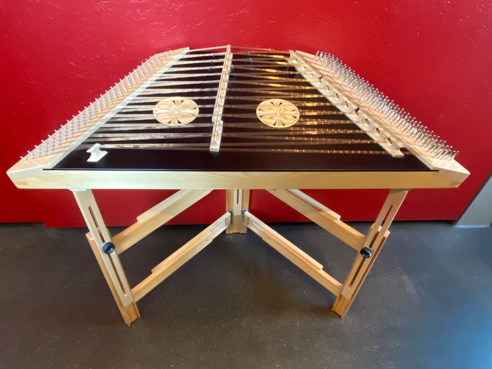 Hackbrett, 25-chörig, gebaut von Werner Alder, Herisau (Gebraucht) in ...