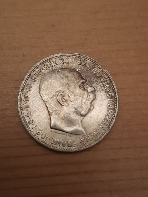 1 Krone Oesterreich 1914 Silber Zustand gemäss Bilder (Gebraucht) in Oberuzwil für CHF 10 – mit ...