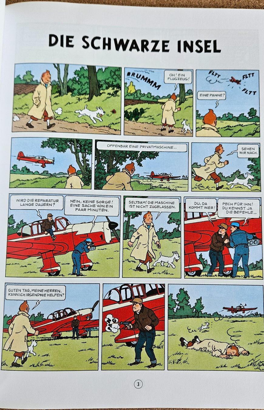 Herge': Tim und Stuppi - die schwarze Insel -- wie neu (Neu (gemäss ...