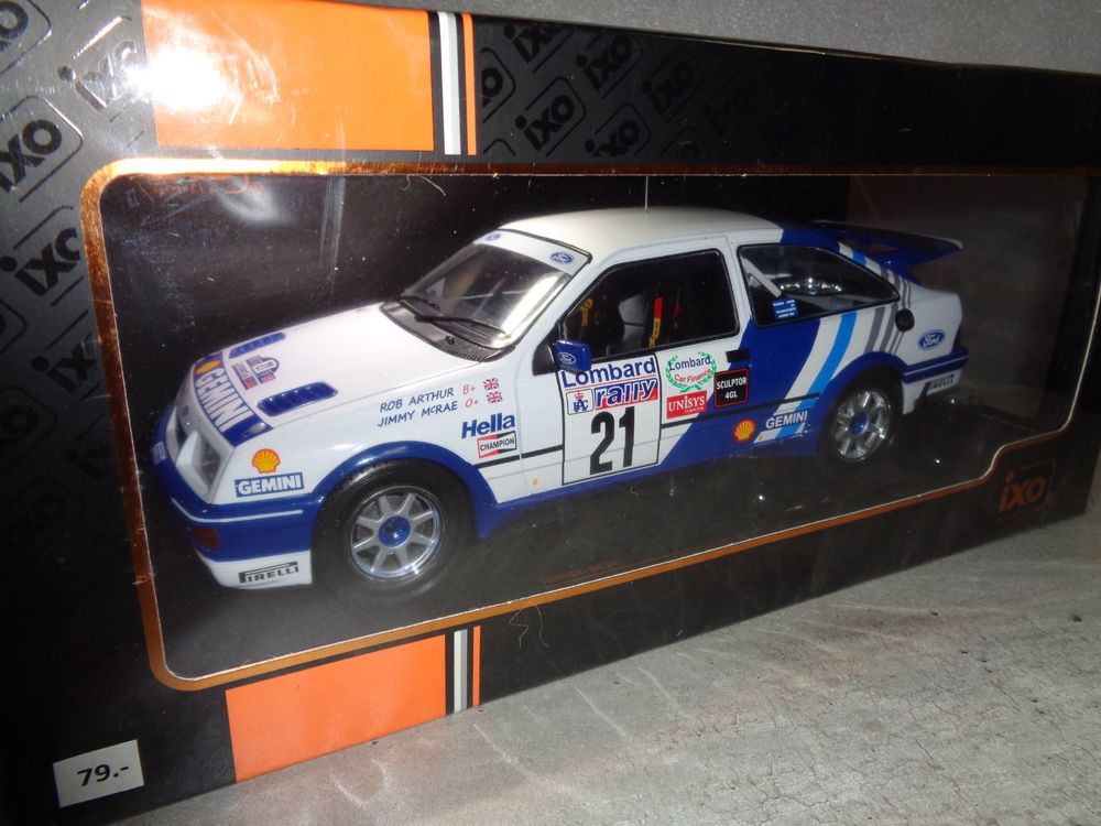 Ixo 1:18 Ford Sierra RS Cosworth Rac Rallye 1989 Rob Arthur (Neu und ...