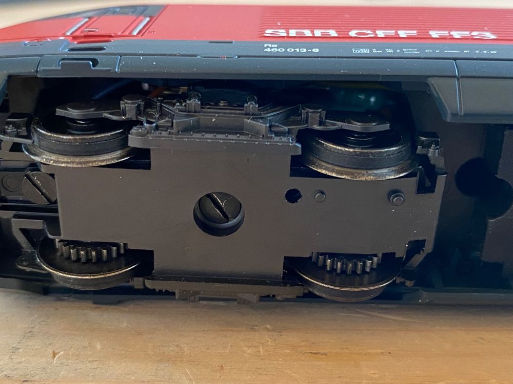 Märklin: Re 460 rot, neuer mfx-Decoder, neuer HLM / LED (Gebraucht) in ...