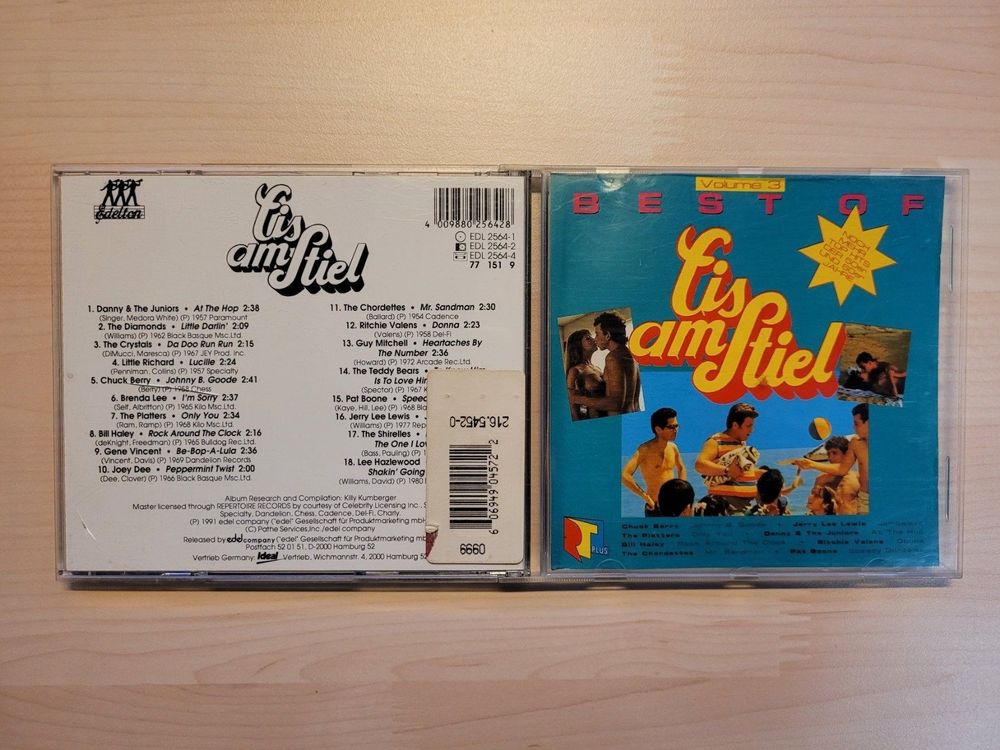 CD Soundtrack - Best Of Eis Am Stiel Volumen 3, 1991 (Gebraucht) in ...