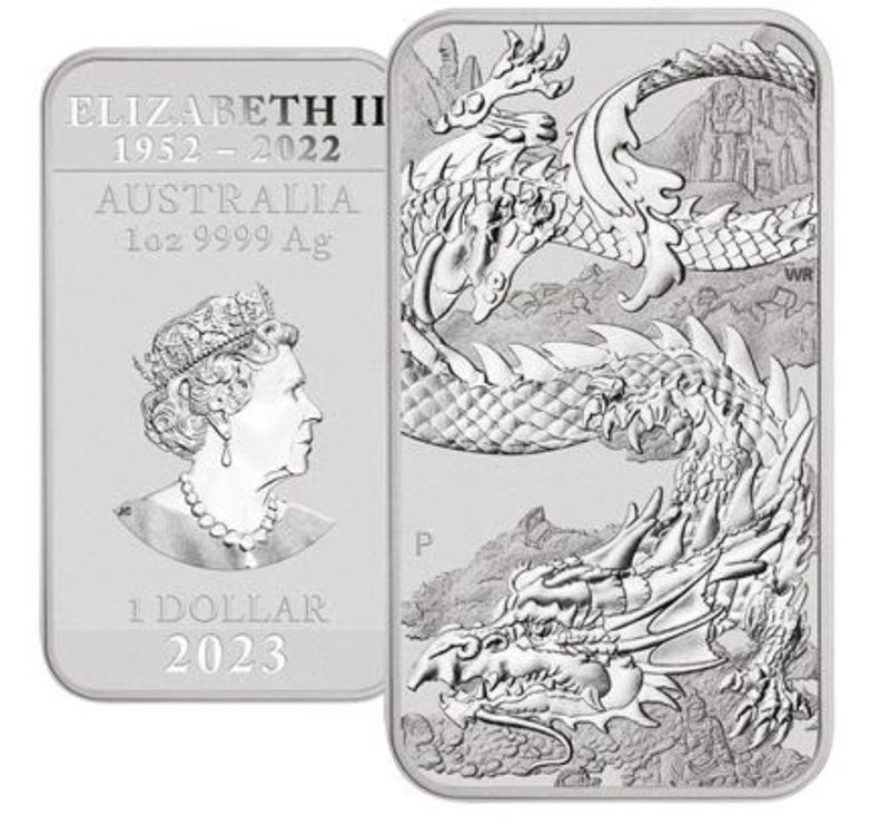1 Oz Silber - Rectangular Dragon 2023 | Kaufen auf Ricardo