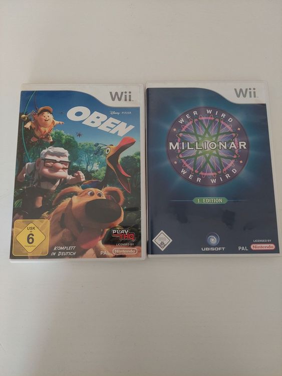 Ein Wii game 2er Paket Oben und Milionär (Gebraucht) in Baden für CHF 3 ...