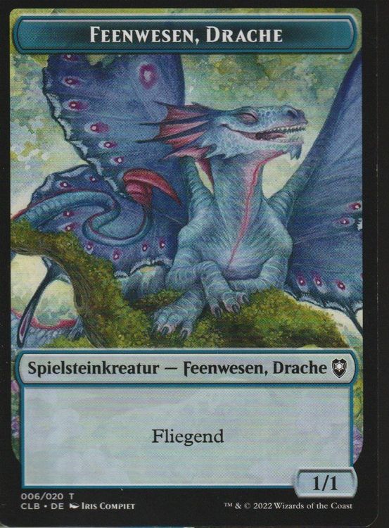 TCG Magic The Gathering MTG CLB 006 T token Feenwesen, Drach | Acheter sur Ricardo